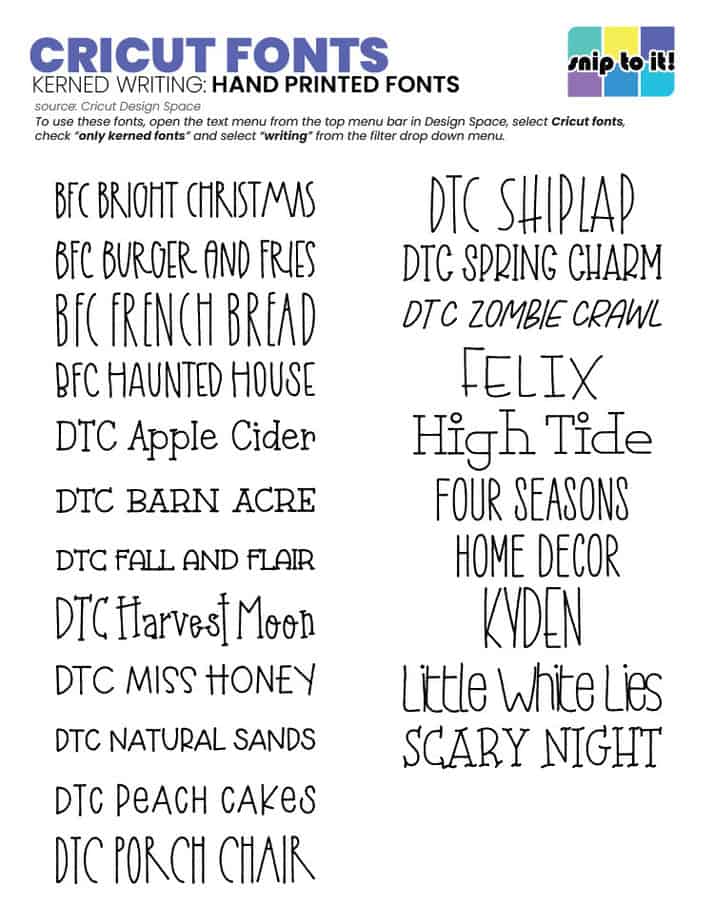 Cricut Fonts Cheat Sheets 120 Fonts Ubicaciondepersonas cdmx gob mx Cricut Fonts Cheat Sheets 120 Fonts Ubicaciondepersonas cdmx gob mx