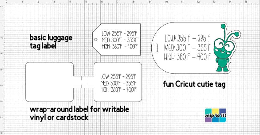 Cricut Mini Press Heat Guide: Free Printable PDF - Snip to It!