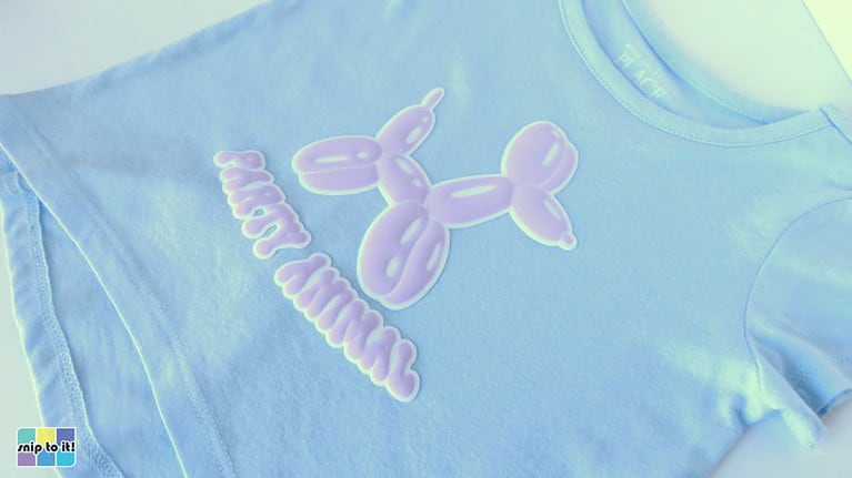 How to make great puff vinyl shirts w/ an EasyPress - Snip to It!