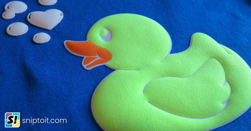 What is Puff Vinyl? How to cut and Press Puff HTV - Snip to It!