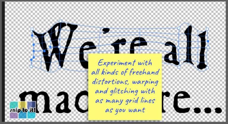 How to Make Wavy Stacked Text: Text warp tips for Cricut - Snip to It!