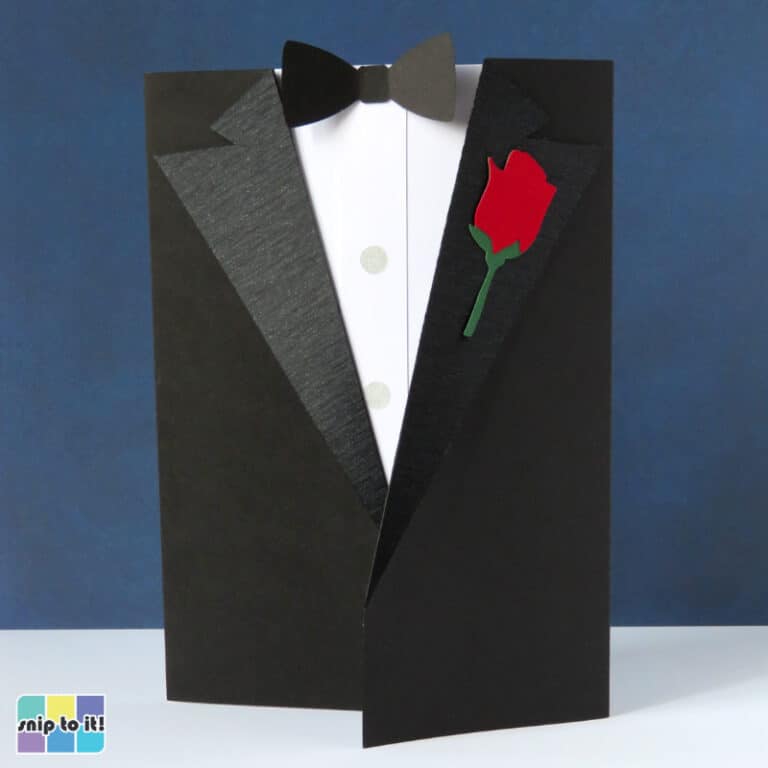 Sophisticated DIY Tuxedo Envelope Tutorial: Perfect for Father’s Day ...