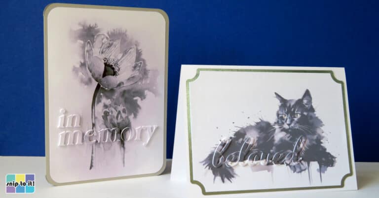Elegant & Shockingly Easy: a Cricut Eclipse Card Tutorial - Snip to It!
