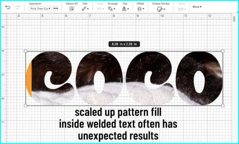 Filling Text with a Photo in Design Space: 3 Ways - Snip to It!
