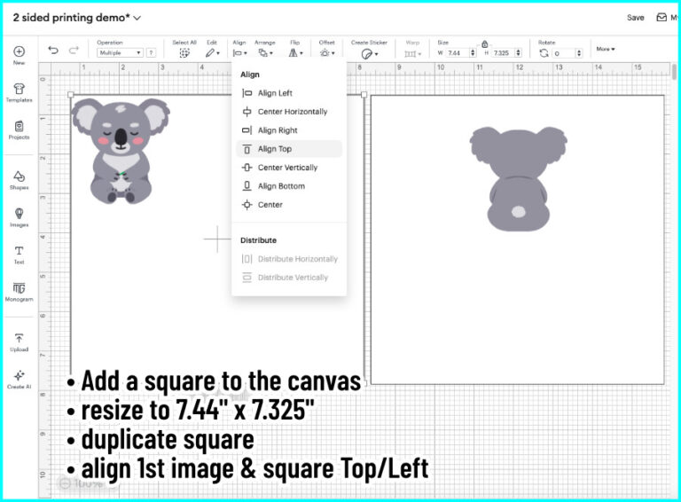 Perfect Double-Sided Cricut Print & Cut: No Guessing! - Snip to It!
