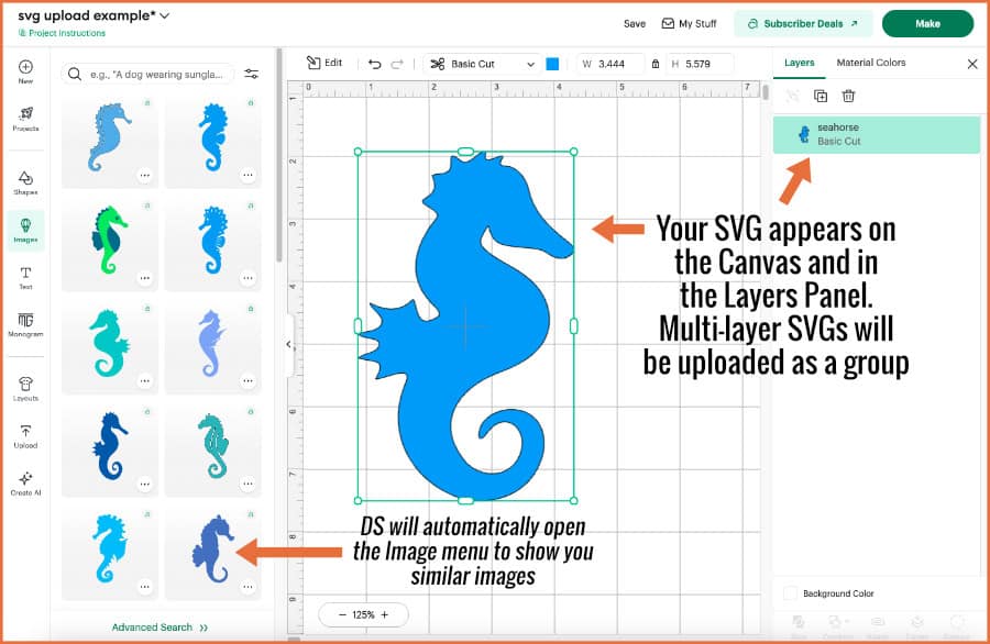 How to Upload SVG files to Design Space - Snip to It!